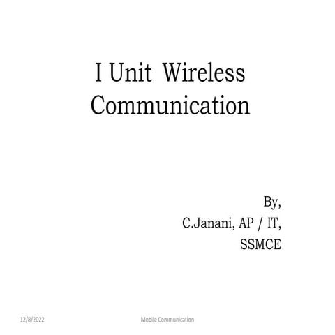 Basics_of_Mobile_communication.ppt | Computer Networking | Computing