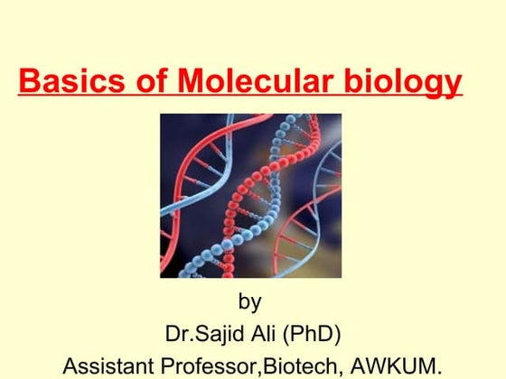 molecular biology techniques | PPT