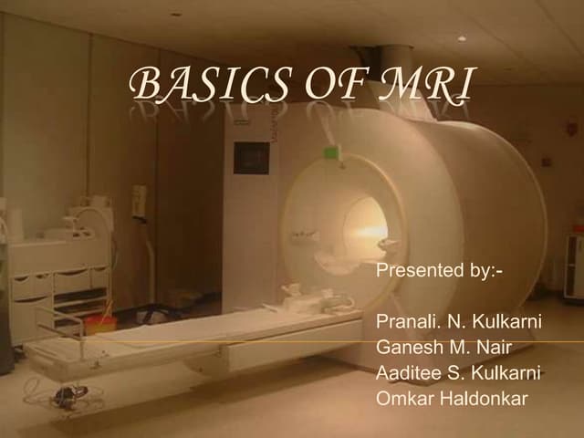 Components of MRI | PPTX