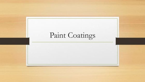 Paint Manufacturing Process | PPTX | Painting | Arts and Crafts