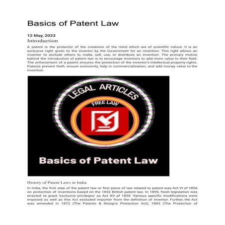 Basics of Patent Law.pdf