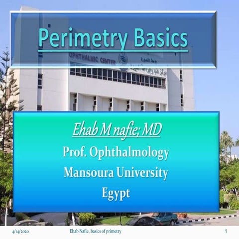 Basics of perimetry | PPTX