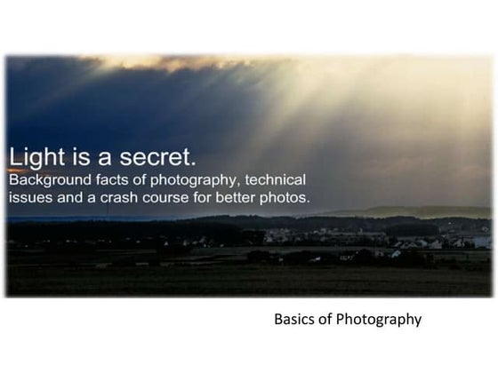 A Level Photography - The Basics | PPTX | Cameras and Camcorders ...