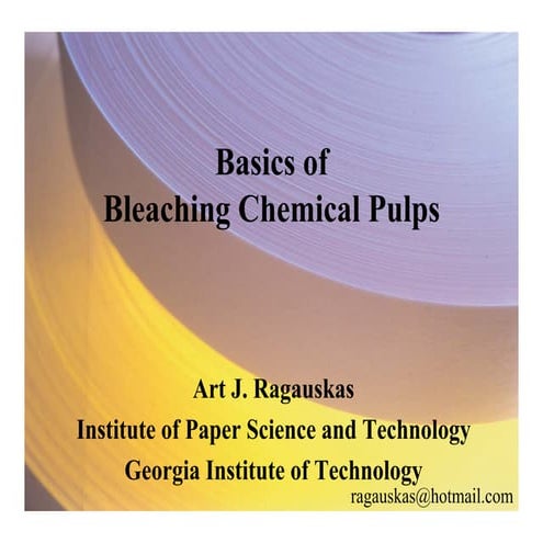 Basics of pulp bleaching | PDF