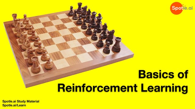 Basics of Reinforcement Learning | PPT Basics of Reinforcement Learning | PPT