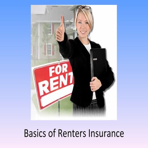 Basics Of Renters Insurance | PPT