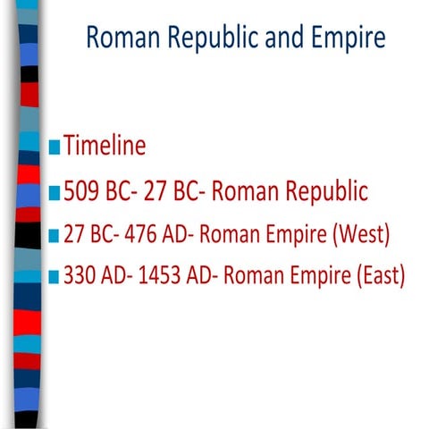 Basics of Rome | PPT