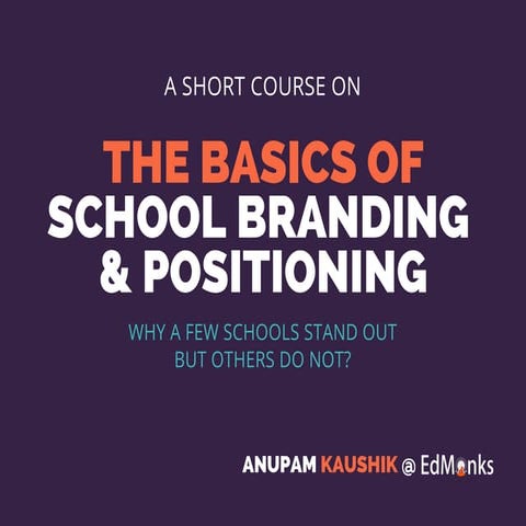A short course on the basics of school branding | PDF