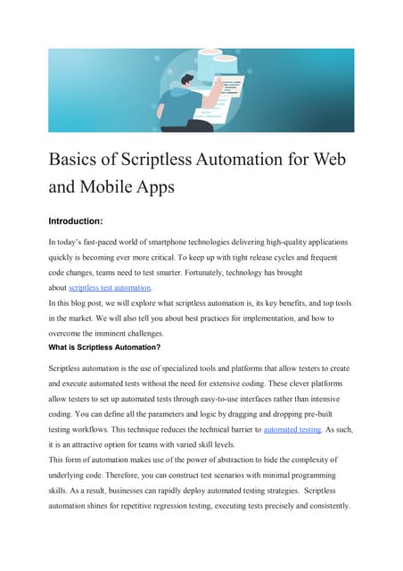 Scriptlessautomation Pdf