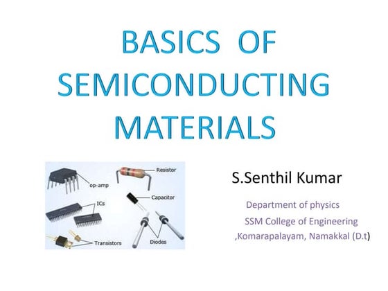 Classification of Semiconductors Semiconductors can be classified as e.docx