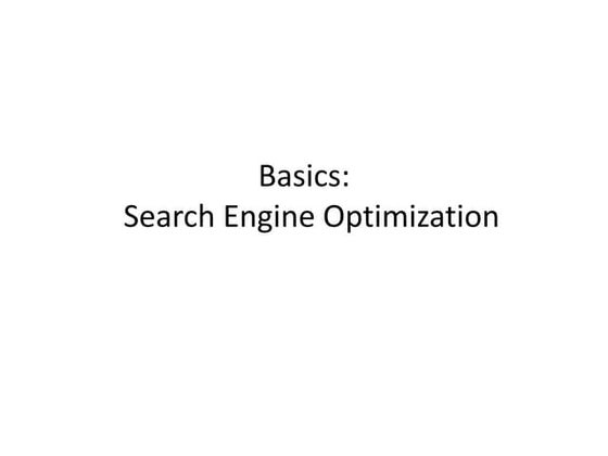 How search engine works | PPT