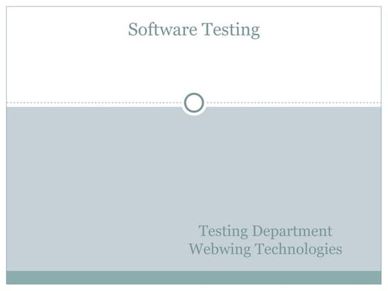 Types of Manual Testing | PDF