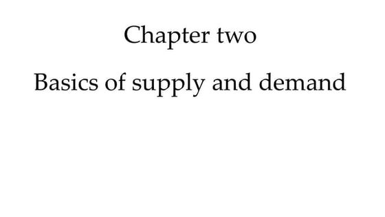 Application of Demand and Supply | PPTX