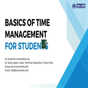Basics of Time Management for Students.pptx