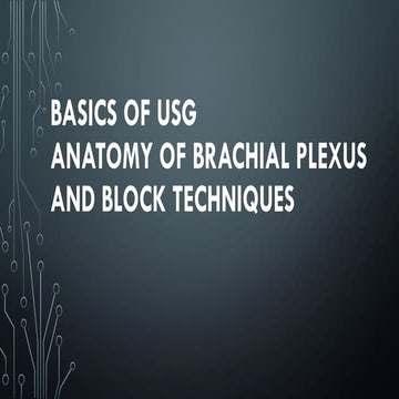 Pec I and PECS II, serratus anterior block | PPTX