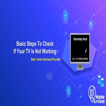 Basic Steps To Check If Your TV Is Not Working | PPTX