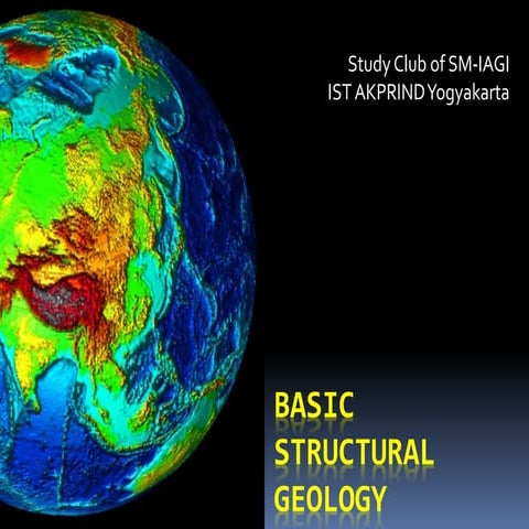 Basic structural geology - Indonesia - SM IAGI IST AKPRIND | PPTX