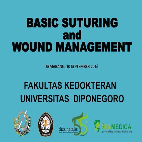 Basic Suturing dari bedah bisa dilihat dan .pptx