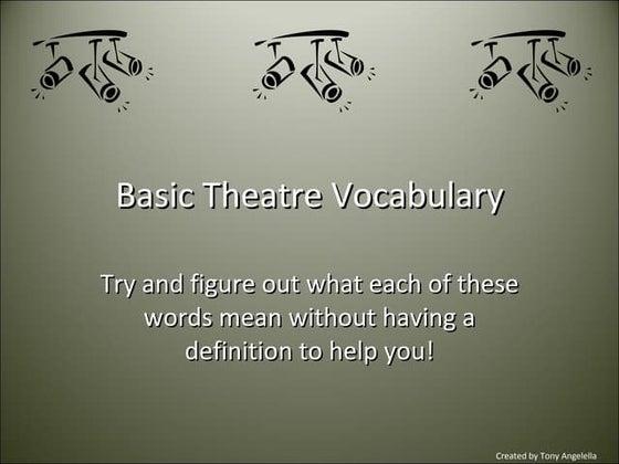 Elements of drama | PPTX | Drama | Genres