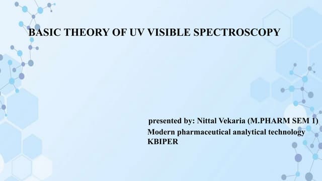 Solvents and solvent effect in UV - Vis Spectroscopy, By Dr. Umesh Kumar sharma and Susan Jacob ...