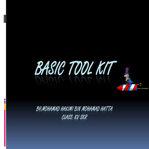Basic tool kit to open computer | PPTX