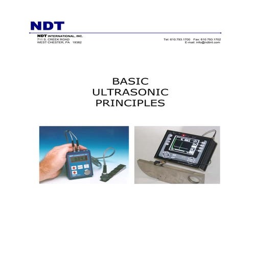 ULTRASONIC TESTING REPORT | DOCX