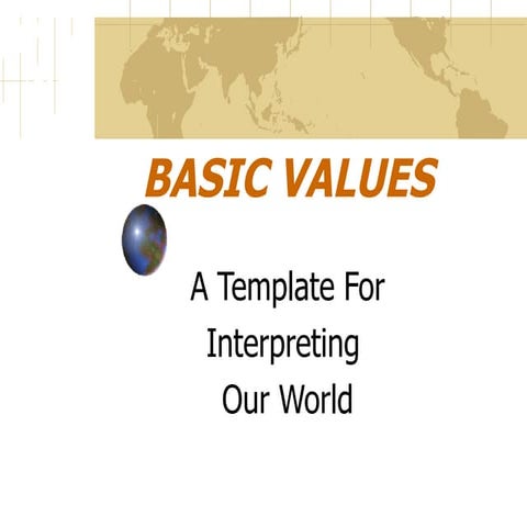 Basic Values | PPT