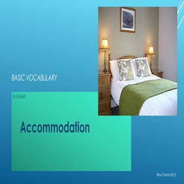 Basic vocabulary accommodation | PDF