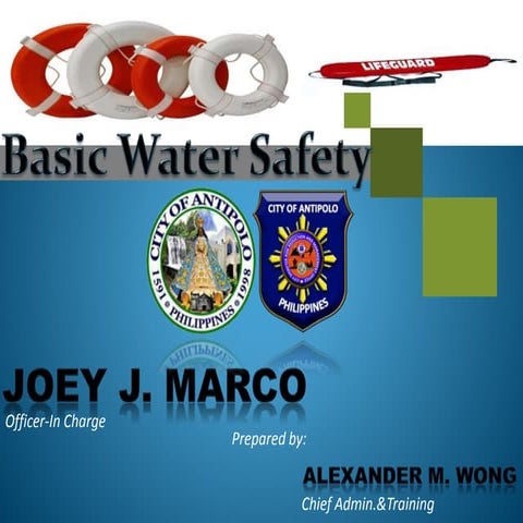 Basic water safety | PPTX