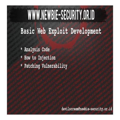 Basic Web Exploit Development | PDF