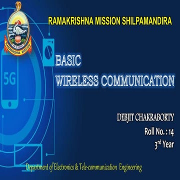 Basic wireless communication | PPT