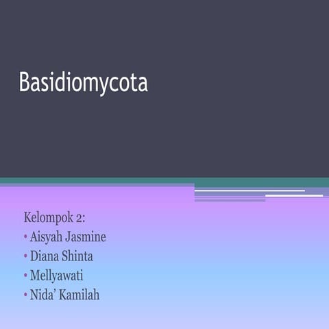 Basidiomycota | PPTX