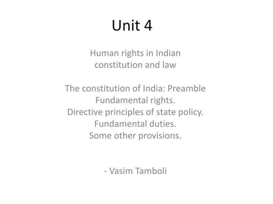 Basic human rights - Unit - 5.pptx