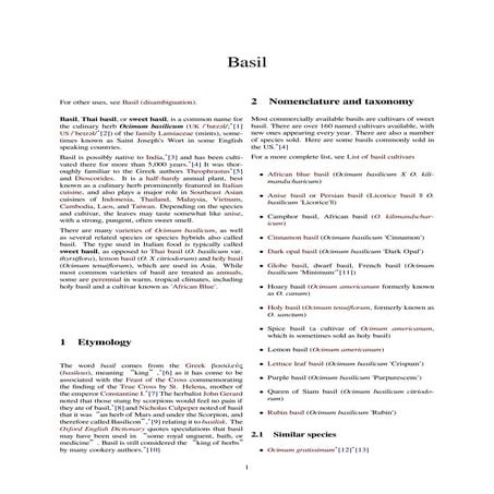 Basil | PDF