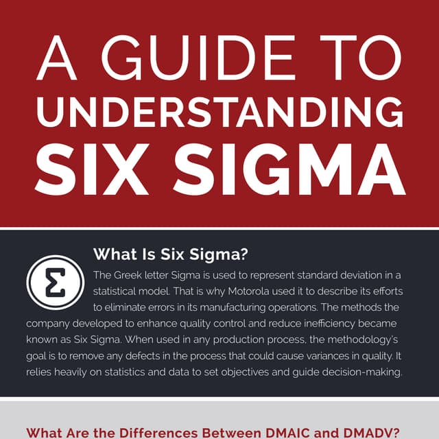 Six sigma yellow belt – part i | PDF