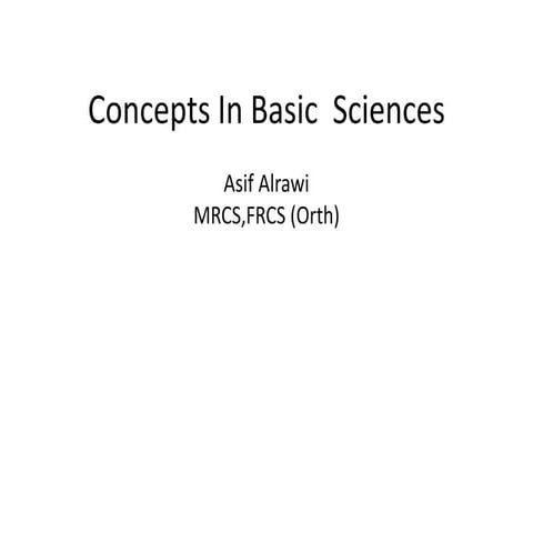 Basisc sciences | PPT