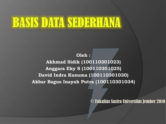 Kisi kisi basis data uts | PDF