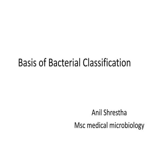 General characters of bacteria and clasification | PPTX