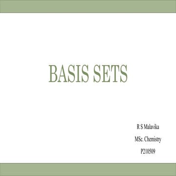 Basis sets for learning research methodoloy | PPTX