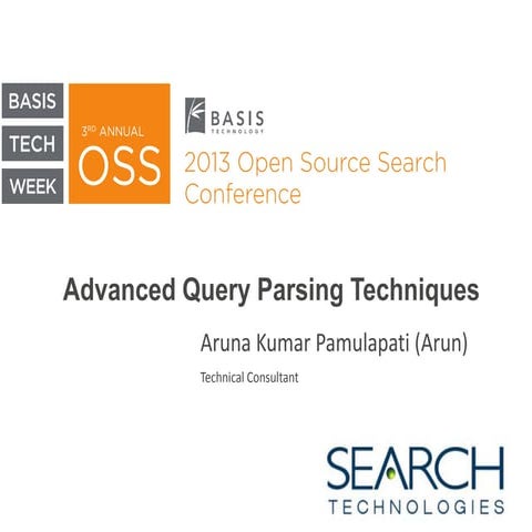 Advanced Query Parsing Techniques Ppt 