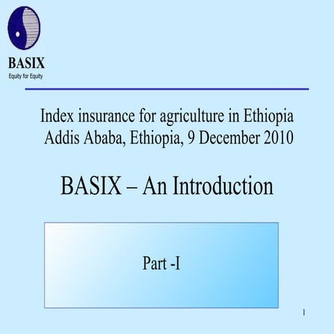 BASIX – An introduction | PPT