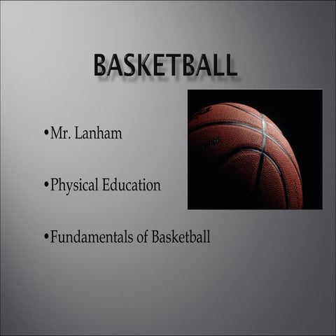 Basketball | PPT | Basketball | Sports