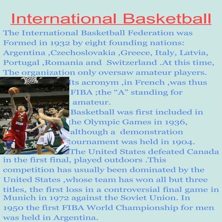 Basketball | PPT | College Basketball | College Sports