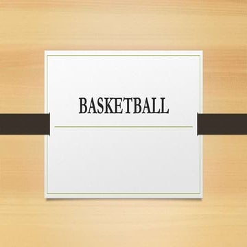 Basketball | PPT