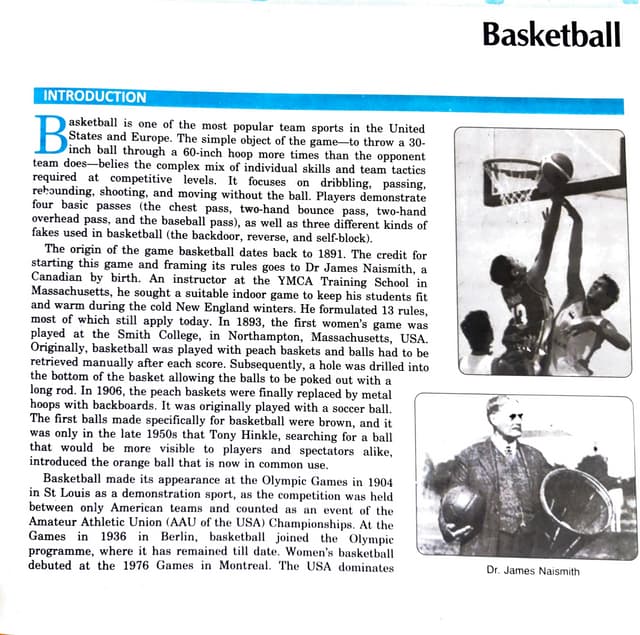 Introduction to Basketball-PowerPoint Presentation | PPTX | Basketball ...