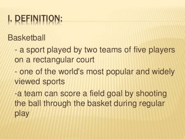 rules and regulation of the game Basketball. | PPTX | Basketball | Sports