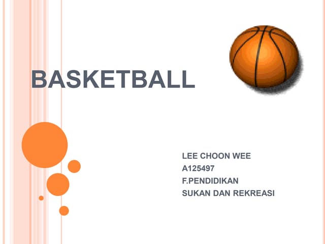 Introduction to Basketball-PowerPoint Presentation | PPTX | Basketball ...