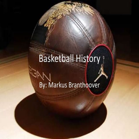 Basketball history | PPT