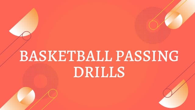 Different Types Of Basketball Passes | PDF