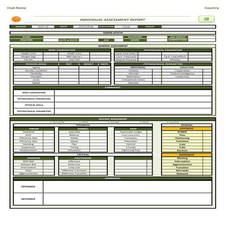 Basketball Player Assessment | PDF